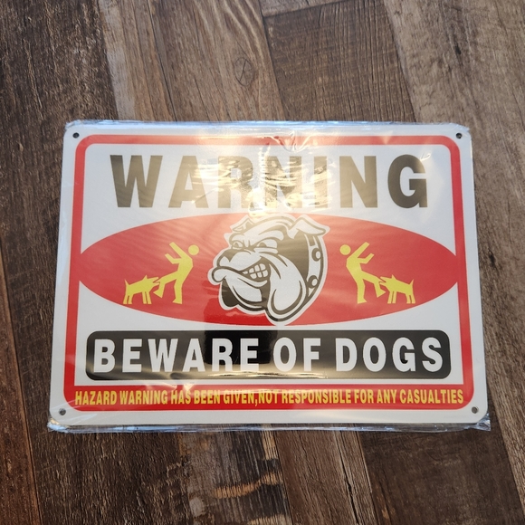 Other | 2 Pack Beware Of Dogs Sign | Poshmark